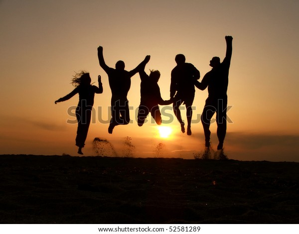 Sunset Friends Stock Photo 52581289 | Shutterstock