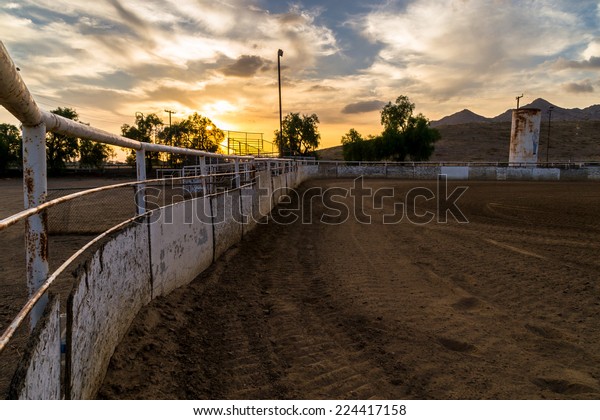 Sunset Old Rodeo Grounds Stock Photo (Edit Now) 224417158
