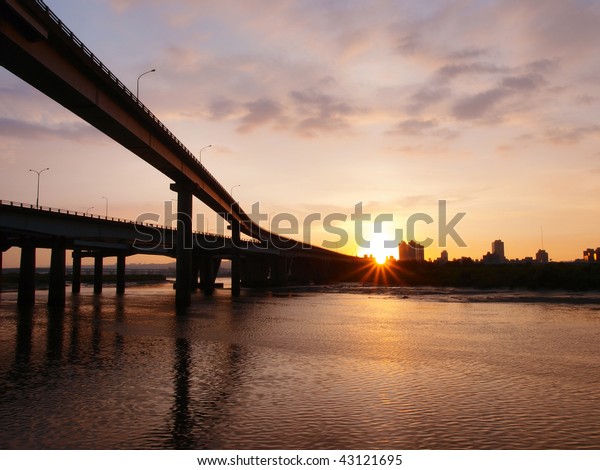 Sunset Riverside Stock Photo (Edit Now) 43121695