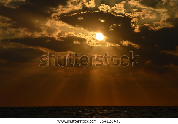 Sunset Shine Stock Photo 354128435 | Shutterstock