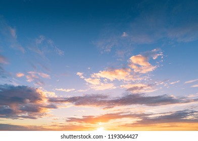 Sunset Sky Background Stock Photo 1193064427 | Shutterstock