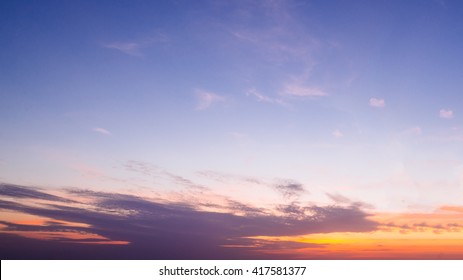 Sunset Sky Background Stock Photo 417581377 | Shutterstock
