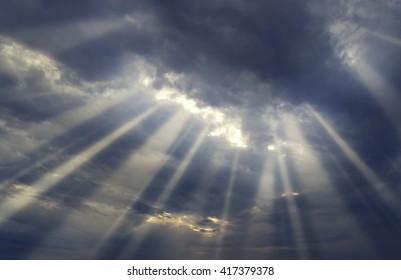 Sunset Sky Clouds Light Rays Stock Photo 417379378 | Shutterstock