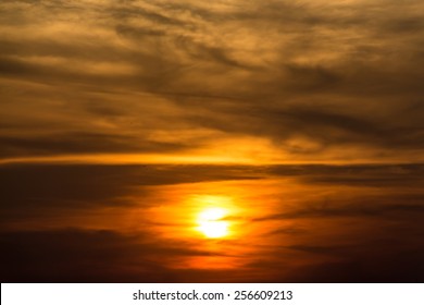 Sunset Sky Scape Background Stock Photo 256609213 | Shutterstock