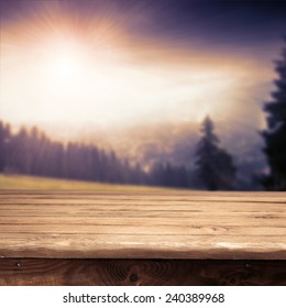 Sunset Table Stock Photo 240389968 | Shutterstock