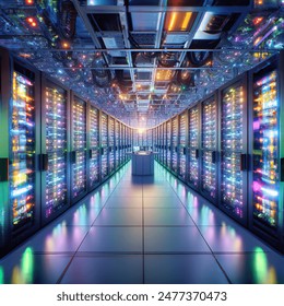 Quantum Computer Modern Data Center AI-generated image 2434427395 ...