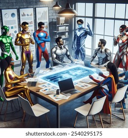 Marvel Heroes Customer Support Agents Realistic AI-generated image ...