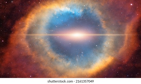 Supernova Explosion Center Galaxy Elements This Stock Photo 2161357049 ...