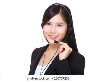 Support Hotline Worker Stock Photo (Edit Now) 230757256