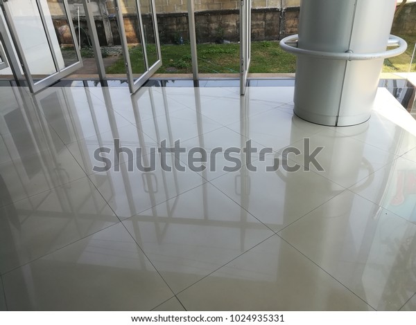 Surface Plain White Floor Tiles Stock Photo 1024935331 | Shutterstock