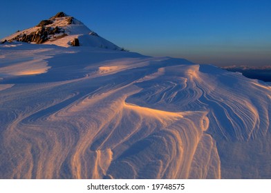 Surface Snow Setting Sun Stock Photo 19748575 | Shutterstock