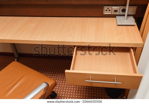 Surface Table Work Interior Hotel Room Stock Photo 1066650506 ...