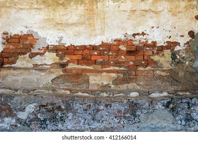 Rusted Shabby Bricks Plaster Wall Concept Stock Photo (Edit Now) 532182574