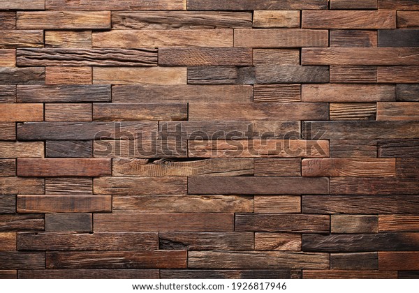Surface Wall Panel Made Boards Background Stock Photo 1926817946 ...
