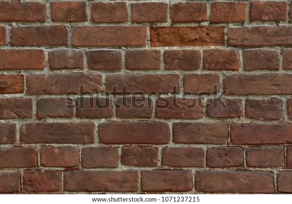 Surface Wall Red Clay Brick Stock Photo 1071237215 | Shutterstock