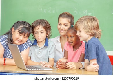 Surprised Children Observe Computer Stock Photo 1237790329 | Shutterstock
