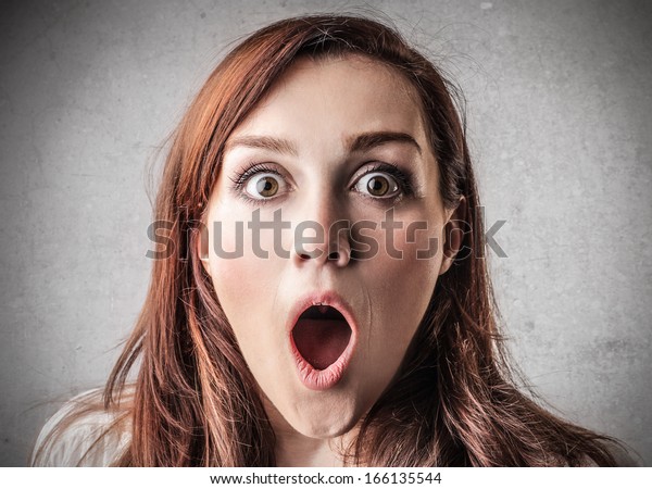 Surprised Lady Stock Photo 166135544 | Shutterstock