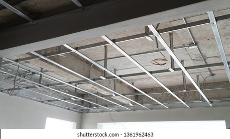 Suspended Ceiling Structure Stock Photo (Edit Now) 1361962463