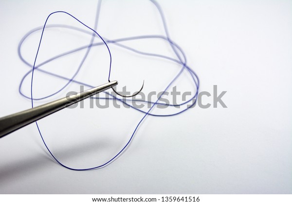 Suture Material Closeup Thread Suturing Wounds Stock Photo 1359641516 ...