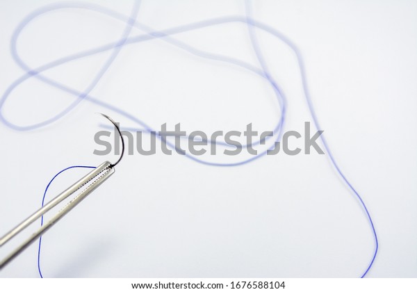 Suture Material Closeup Thread Suturing Wounds Stock Photo 1676588104 ...
