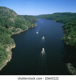 Svinesund Iddefjord Forms Border Between Norway Stock Photo 10643122 ...