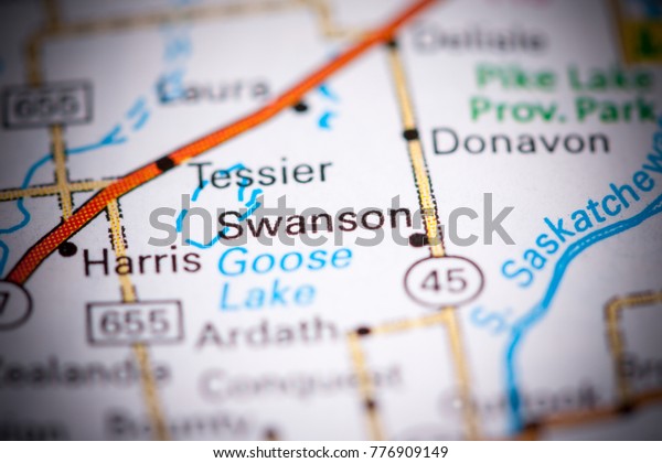 Swanson Canada On Map Stock Photo 776909149 | Shutterstock