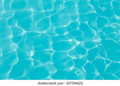 Swimming Pool Surface Reflection Background Stock Photo 337596023 ...