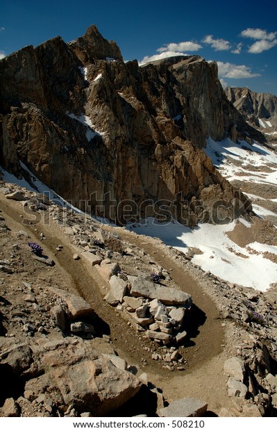 Switchbacks On Mount Whitney Trail Stock Photo 508210 | Shutterstock