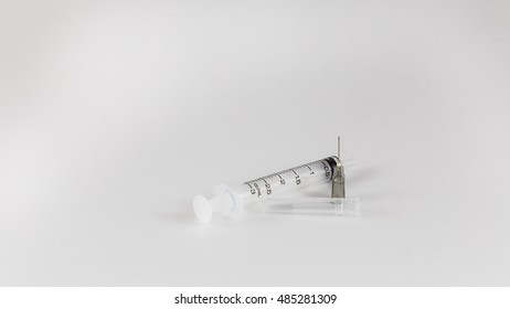 Syringe Hypodermic Needle Injection Solution Drop Stock Photo 485281309 ...