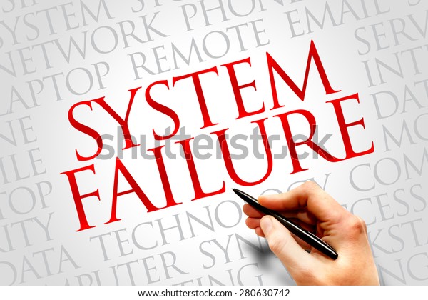System Failure Word Cloud Concept Stock Photo (Edit Now) 280630742