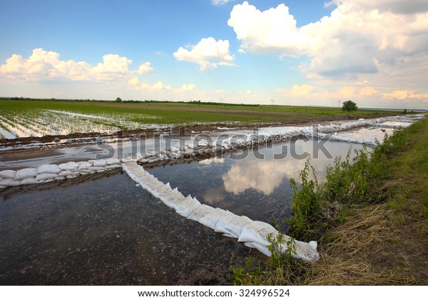 System Flood Control Shallow Depth Field Stock Photo 324996524 ...