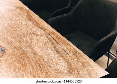Table Made Solid Wood Exclusive Expensive Stock Photo 1144505528 ...