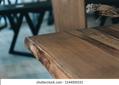 Table Made Solid Wood Exclusive Expensive Stock Photo (Edit Now) 1144505531