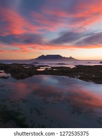 Table Mountain Sunset Stock Photo 1272535375 | Shutterstock