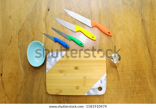 Table Set Crockery Kitchen Elements Stock Photo 1581910474 | Shutterstock