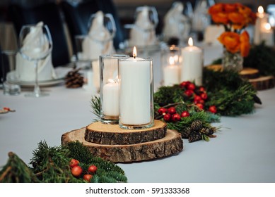 130,484 Candle christmas table Images, Stock Photos & Vectors ...