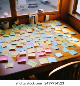 Messy Flip Chart Meeting Room No AI-generated image 2491133889 ...