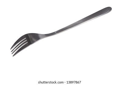 Tableware Single Fork Isolated On White Stock Photo 13897867 | Shutterstock