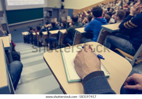 Taking Notes Conference Stock Photo (Edit Now) 583197457