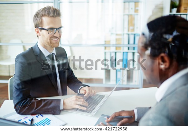 Talking Candidate Stock Photo 421722958 | Shutterstock