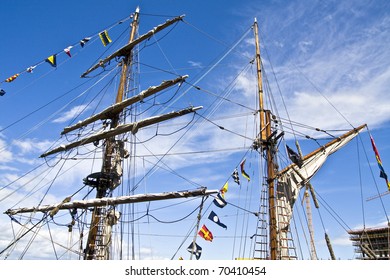Tall Masts Rigging Flags On Sailing Stock Photo 70410454 | Shutterstock