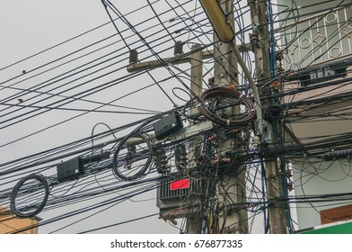 Tangled Wire Messy Cable Stock Photo 676877335 | Shutterstock