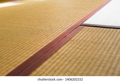 Tatami Flooring Mat Texture Pattern Background Stock Photo 1406202152 ...