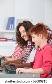 Teacher Children Learning Use Computer Stock Photo 62080918 | Shutterstock