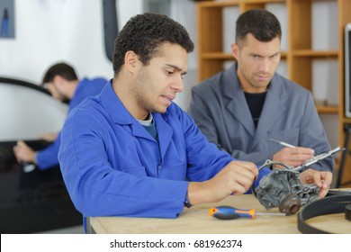 Teacher Grading Apprentice Stock Photo 681962374 | Shutterstock