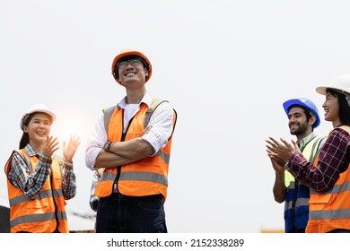 Team Construction Engineering Group Worker Teamwork Stock Photo ...