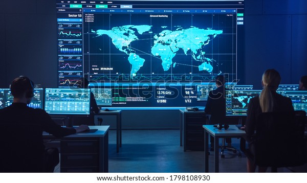Team Professional Computer Data Science Engineers Stock Photo ...