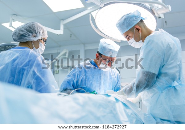Team Work Surgeons Doing Operations Save Stock Photo (Edit Now) 1184272927
