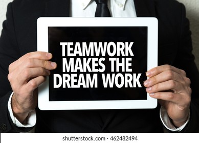 511 Team work makes dream work Images, Stock Photos & Vectors ...