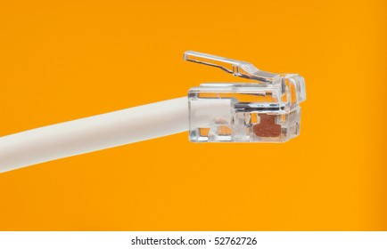 Tech Cable Plug Isolated On White Stock Photo 52762726 | Shutterstock